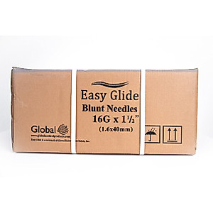 (Qty 100) 16 ga x 1-1/2" Dispensing Needle, Blunt Tip