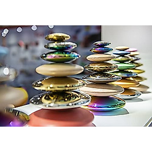 TickiT Sensory Reflective Buttons - Gold - Set of 7 - Ages 0m+ - Mirrored Discs for Babies and Toddlers - Sensory Stacking Toy