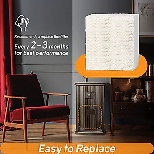 1043 Essick Humidifier Wick Filter for AIRCARE Air EP9500 EP9700 EP9800 EP9 EP9R EP9R500 EP9R700 EP9R800 800821000 826000 826600 831000 Fit Bemis Space Saver 800 8000 Series Evaporative - 2 Pack
