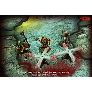 LITKO Spinning Blade Trap Markers | Compatible with Dungeons & Dragons | RPG | Pathfinder (2)