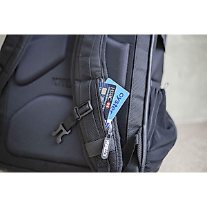 KitBrix POKIT Day Pack Travel Backpack - Swim & Gym Bag for Sports, Outdoors, Football, Rugby, Soccer, Swimming, Hiking, Camping, P.E Kits - Foldable Waterproof Rucksack 25L - Black