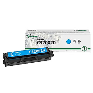 C3224 C320020 Cyan Toner Cartridge Replacement for Lexmark C320020 Cyan Works with MC3224adwe (40N9050) MC3224i (40N9640) C3224dw (40N9000) MC3224dwe (40N9040) Printer Ink (High Yield, 1 Cyan )