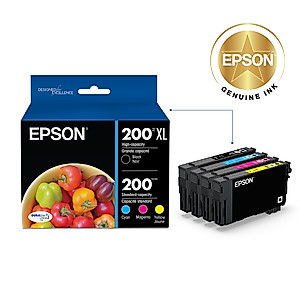 EPSON T200 DURABrite Ultra Ink High Capacity Black & Standard Color Cartridge Combo Pack (T200XL-BCS) for select Epson Expression and WorkForce Printers