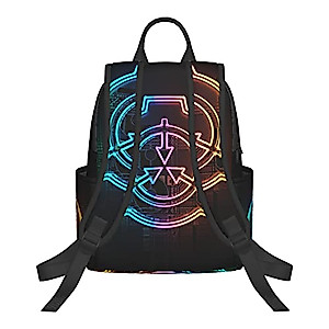 Reaesdenos S-C-P Laptop Backpack Travel Backpack School Backpack Large Backpack for Teen Boys and Girls