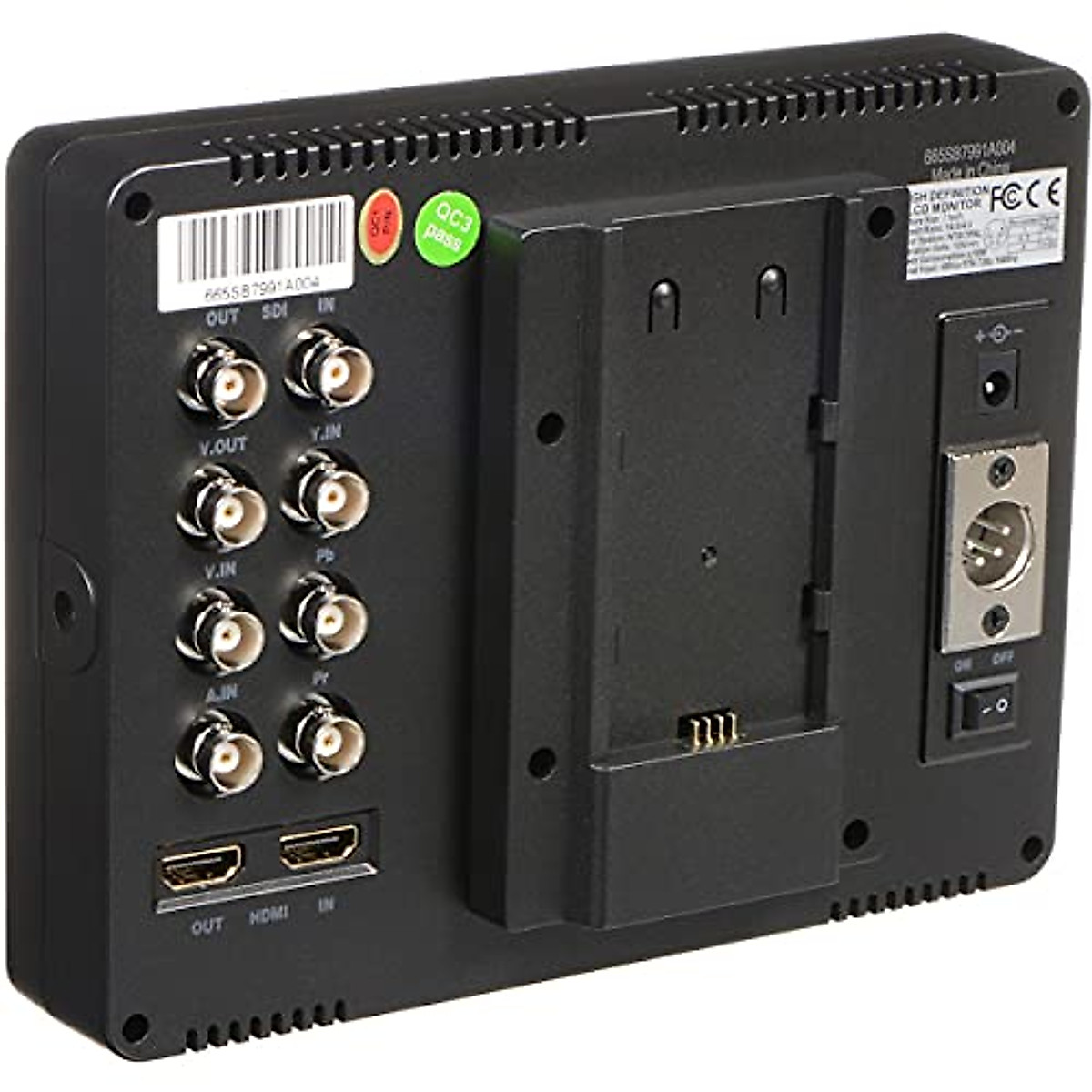 Delvcam DELV-SDI-7 7" 3G-SDI Camera-Top LED Monitor with Advanced Function, 1024x600 Resolution, BNC/HDMI