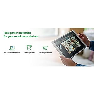 APC UPS 950VA Line Interactive UPS Battery Backup, BVK950M2 Backup Battery with AVR, 2 USB Charging Ports (Type C/Type A), Back-UPS Uninterruptible Power Supply, Black