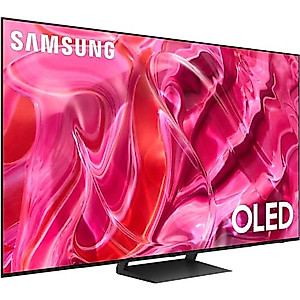 SAMSUNG QN55S90CAFXZA 55 Inch 4K OLED Smart TV with AI Upscaling with an Additional 2 Year Coverage (2023) (USED)