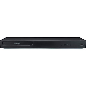 LG UBK90 Streaming 4k Ultra-HD Blu-Ray Player with Dolby Vision Bundle with 1 YR CPS Enhanced Protection Pack