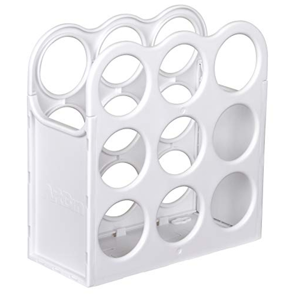 ArtBin 6866AG Mini Vinyl Storage Rack, Organizer up to 9 (5.5") Vinyl Rolls, White, 1 Rack