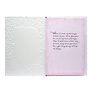 Blue Mountain Arts Mom Card—Mother’s Day, Christmas, Birthday, or Just to Let Your Mom Know How Much She Is Loved (Mom, You Are a True Blessing)