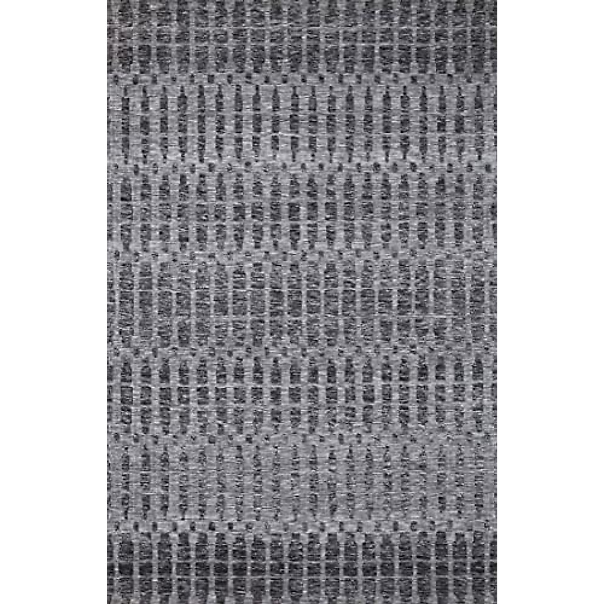 Justina Blakeney x Loloi Yeshaia Collection YES-05 Grey/Charcoal 7'-9" x 9'-9" Area Rug
