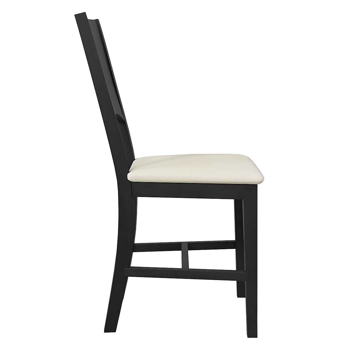 6 Pieces Wood Dining Table Set with Bench, Kitchen Table Set with Half Round Legs, Long Bench and 4 Dining Chairs, Modern Style Dining Room Set for 6 Persons, Gray+Beige