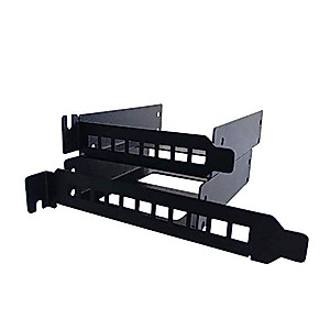 FDSF PCI Slot 2.5Inch IDE/SATA/SSD/HDD Rear Panel Mount Hard Drive Tray with Half-Height Profile