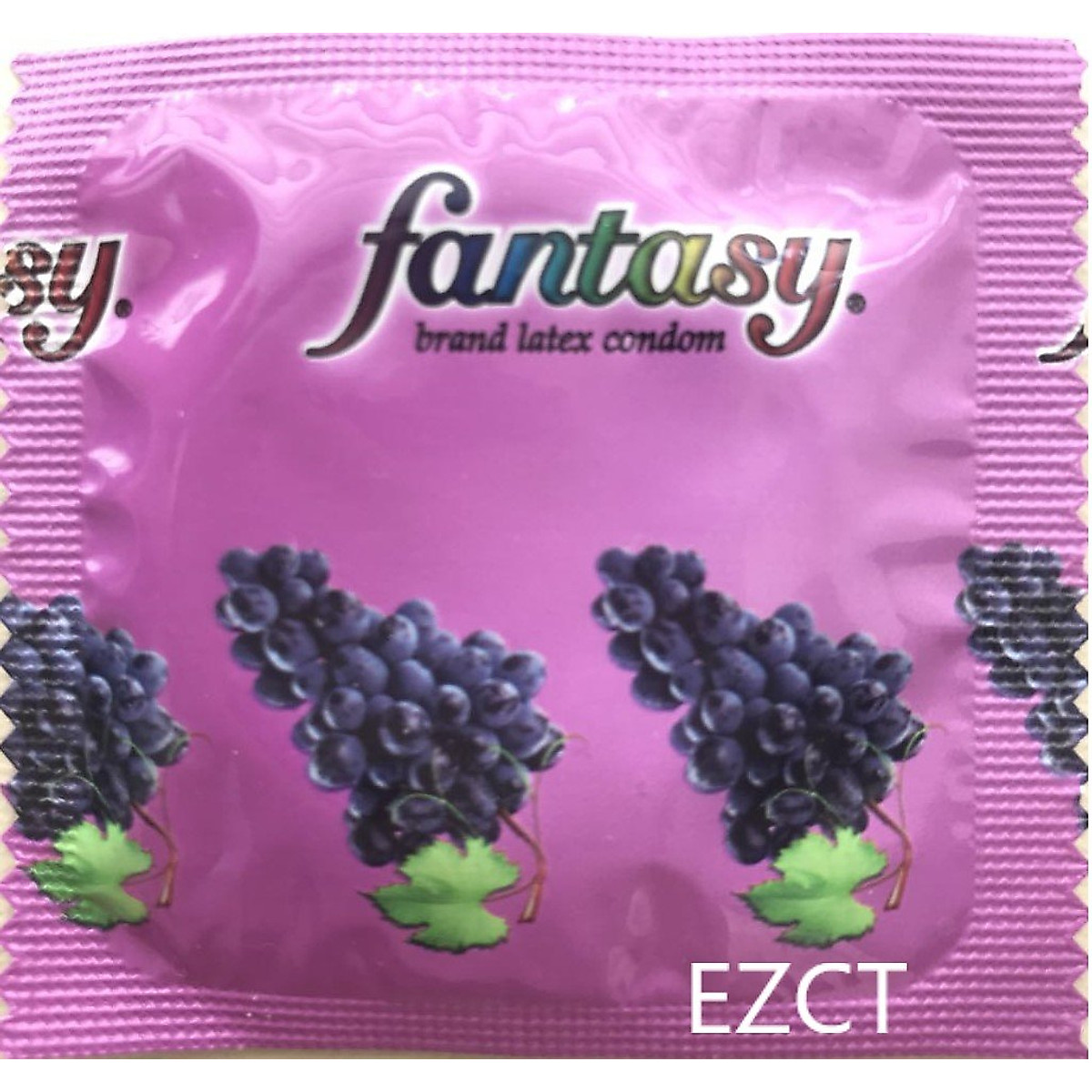 Fantasy Flavored Condoms Pack 12 Condoms : variety of flavors such as VANILLA, STRAWBERRY, MINT, GRAPE, CHOCOLATE, and BANANA. [The Random Fun That You Will Not Know Until You Have Used.]