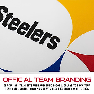 Franklin Sports NFL Pittsburgh Steelers Pickleball Paddle - Pickleball X - Polypropylene Core, Team Logo - NFL Official Licensed Product