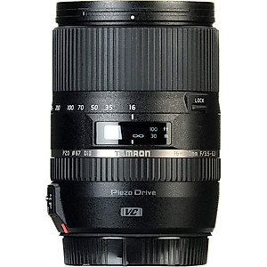 Tamron 16-300mm F/3.5-6.3 Di-II VC PZD All-In-One Zoom Lens for Canon APS-C Digital SLR Cameras (6 Year Limited USA Warranty)