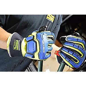 Ringers Gloves R-33 Extrication Gloves, Cut-Resistant Gloves with Durable Grip, Large
