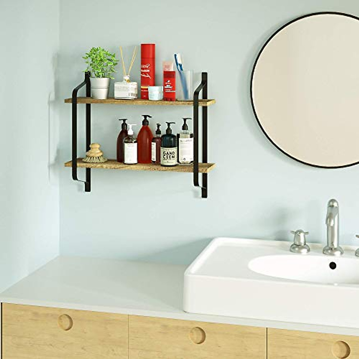 Love-KANKEI Floating Shelves Bundle（Contains 2 Items）