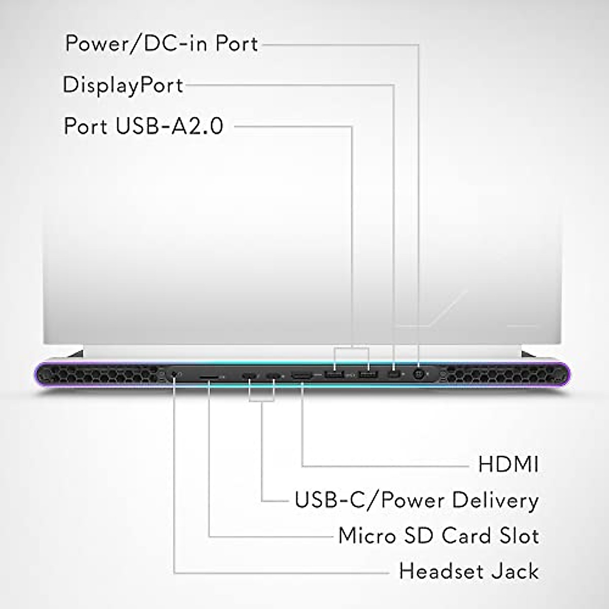 Alienware X16 R1 Gaming Laptop - 16-inch QHD+ 240Hz Display, Intel Core i9-13900HK, 32GB LPDDR5 RAM, 1TB SSD, NVIDIA GeForce RTX 4080 12GB GDDR6, Windows 11 Home - Lunar Silver