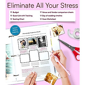 Wedding Planner Personal Organizer Diary Engagement Gifts Book & Bride To Be Wedding Planner & Organizer -167 Page Quality Wedding Planning Book, Provides Ultimate Help To Plan Your Wedding