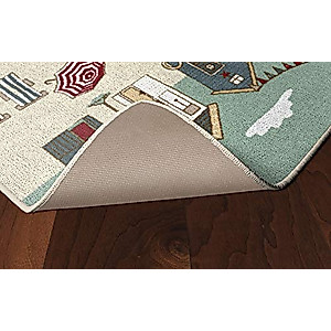 Brumlow MILLS Better at The Beach Indoor or Outdoor Area Rug for Kitchen, Bedroom Door Mat, Entryway Rug, 20" x 34"