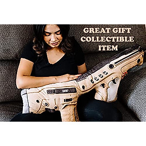 Caliber Gourmet Hug Soft Tactical Tavor Rifle Cushion Pillow, Cotton, Plush Stuffed, Throw Pillow, Decorative, Loved by Military Personnel, Veterans, Hunters, Gun Lovers