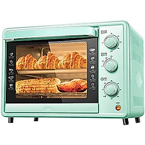 30L Mini Oven Adjustable Temperature Timing Four-layer Baking Position Household Baking Multifunctional Automatic Electric Oven for Baking Cakes And Bread Mini Ovens Happy Life