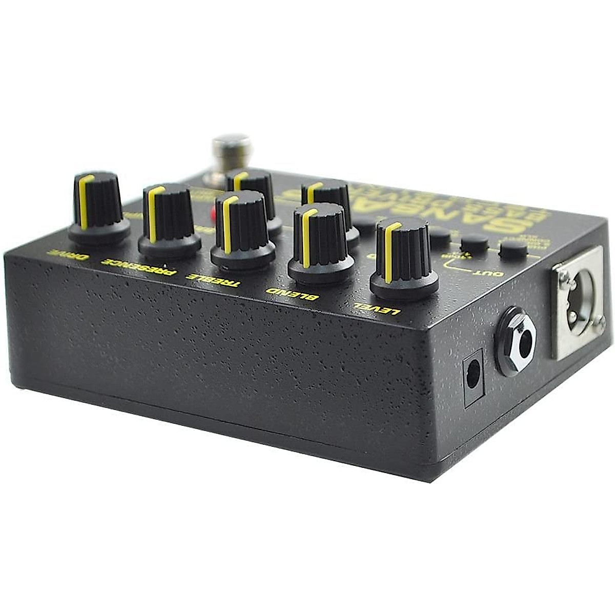 Tech 21 SansAmp Bass Driver DI V2 Pedal Bundle w/Guitar Patch Cables 1/4, 12x Fender Picks & Liquid Audio Polishing Cloth- Bass DI Box, XLR Output Guitar Effects, Bass Guitar Kit, Bass Driver Pedal