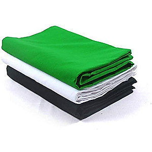 MOUNTDOG 6.5 x 10ft Green Screen for Photography, Chromakey Polyester Green Backdrop Background for Photo Video Studio, Zoom, YouTube, Online Meetings, Gaming (Stand NOT Included)