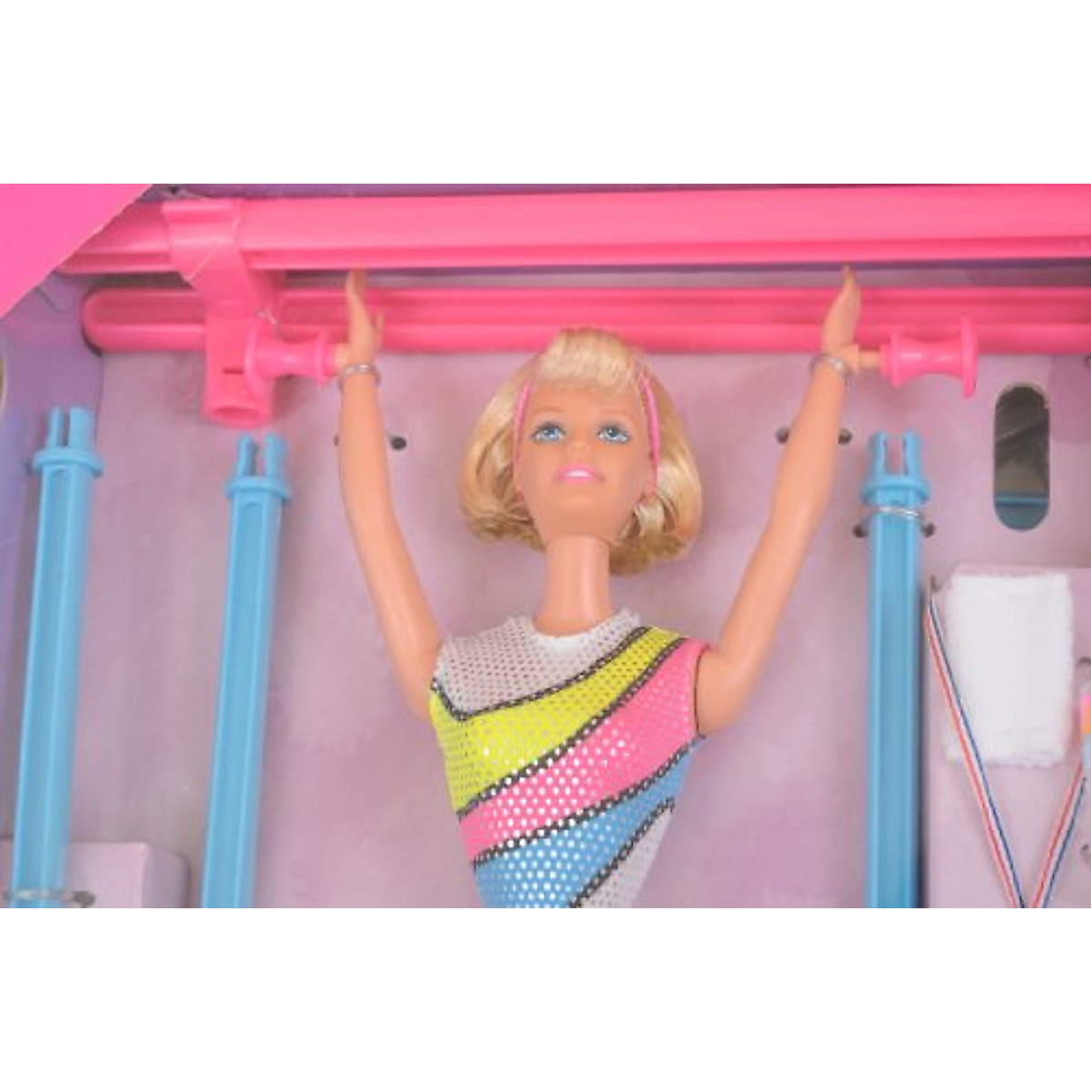 Super Gymnast Barbie Doll with Wired Remote Control 1999 From Mattel