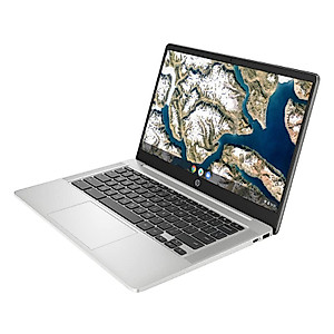 HP Chromebook 14a-nd0097nr 14" AMD 3015Ce Chrome OS 8 GB Memory; 64 GB eMMC Storage Mineral Silver (Renewed)