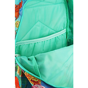 Disney The Little Mermaid - Ariel Deluxe Oversize Print Large 17.5" Backpack with Laptop Compartment - A19608