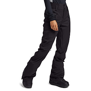 Burton Womens Marcy High Rise Pant, True Black, X-Large