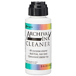 Ranger Archival Ink Cleaner, 3.6 x 3.6 x 10 cm, Transparent