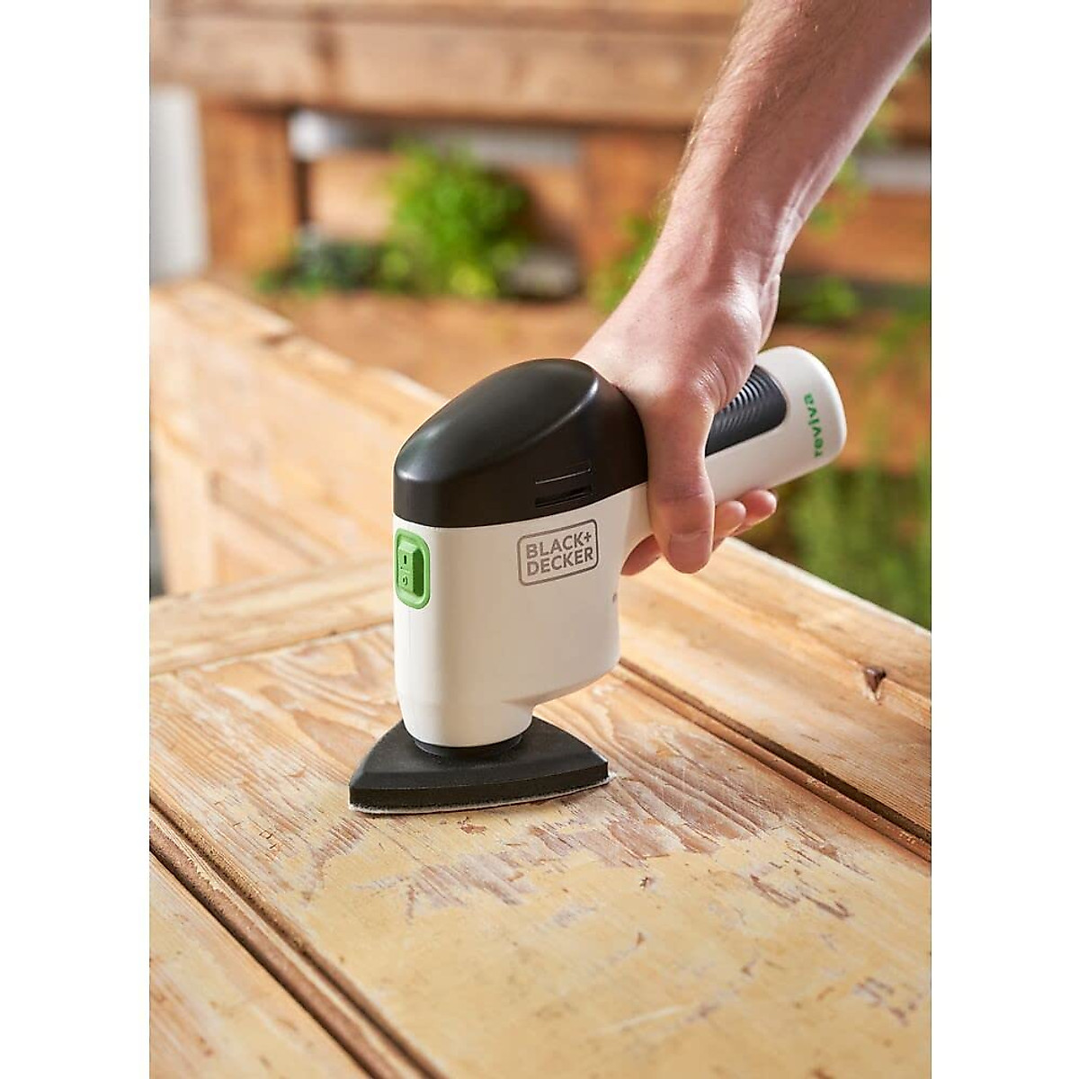 BLACK+DECKER REVIVA 12V MAX Cordless Detail Sander, White