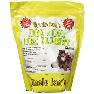 Uncle Ian's 100045830 Organic Dog and Cat Repellent 2.3lb, 2.3 lb, Brown/A