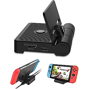 Nintendo 2020 Switch Family Christmas Holiday Bundle - Animal Crossing: New Horizons Edition + NexiGo_Joy-Con and Pro Controllers Charging Dock + Console Charging Station Bundle