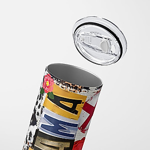 Custom Tumbler with Lid and Straw| All 50 States Tumblers with Name| Stainless Insulated Tumblers| Personalized Gift| Double Wall Coffe Cup for Hot, Cold Drinks (Alabama)