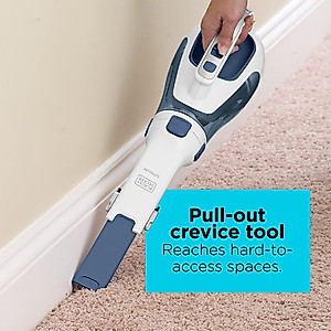 BLACK+DECKER HHVI325JR22 Dustbuster Cordless Lithium Hand Vacuum, Ink Blue