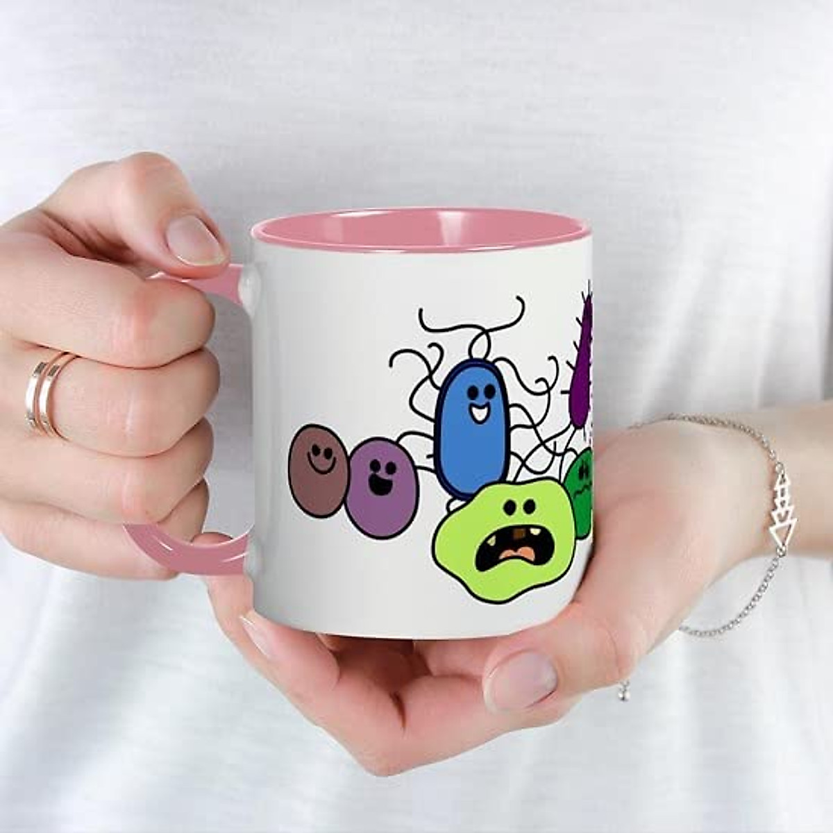 CafePress I Love Bacteria Too! Mug Ceramic Coffee Mug, Tea Cup 11 oz