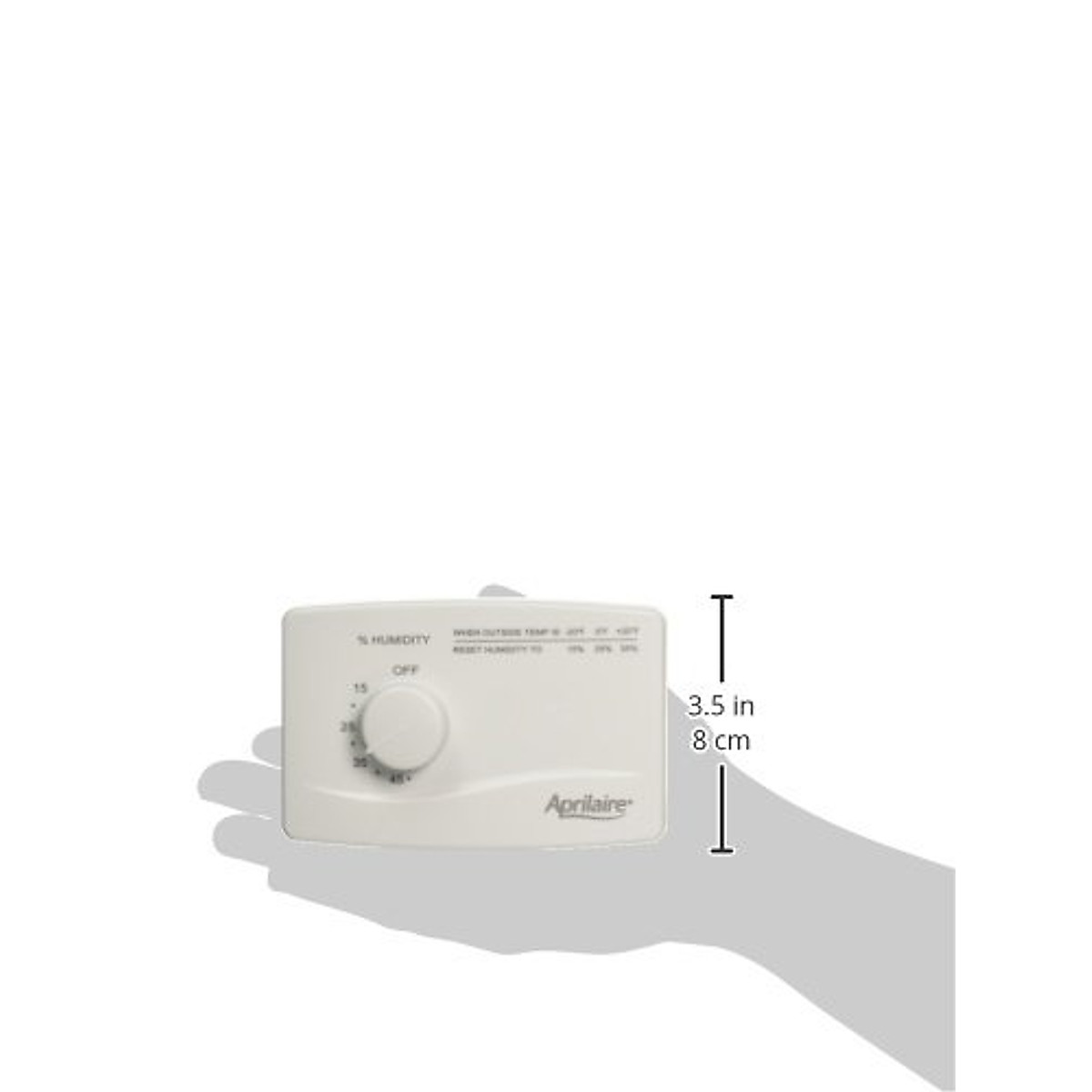 AprilAire 4655 Manual Whole-House Duct or Wall Mounted Humidifier Control Humidistat for AprilAire Whole-House Humidifiers, Low Voltage 24VAC