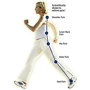 WalkFit Platinum Foot Orthotics Plantar Fasciitis Arch Support Insoles Relieve Foot Back Hip Leg and Knee Pain Improve Balance Alignment Over 25 Million Sold (Men 9-9.5 / Women 10-10.5)