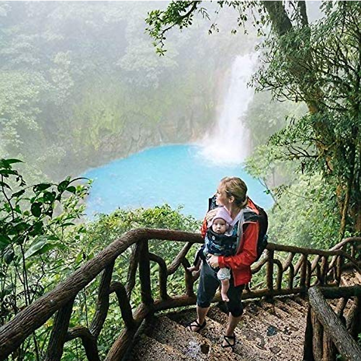 Contours Baby Carrier Newborn to Toddler | Journey 5 Position Convertible Easy-to-Use Baby Carrier with Pockets for Men and Women, Face In, Face Out, Front, Back & Hip (8-45 lbs) - Graphite Gray