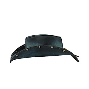 Better Than Yesterday Blue Denim Western Hat Extra Large