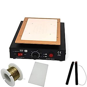 110V US Plug LCD Screen Separator Machine, 2 in 1 7Inch Screen Repair Separating Tool Touch Screen Glass Lens Removal Heating Plate for Cellphone Repair with Vacuum-Pump for iPhone Samsung Refurbish