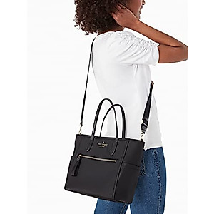 Kate Spade New York Chelsea Nylon Satchel (Black)