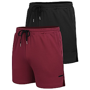 COOFANDY Men's 5 Inch Gym Shorts Quick Dry Workout Athletic Shorts Lightweight Sports Running Shorts with Pockets