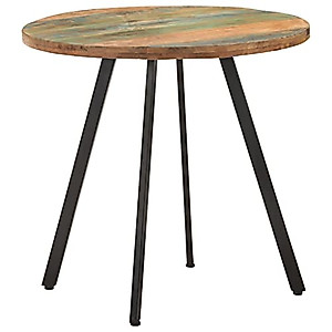 AJSEOYBS Dining Table,Dining Room Table,Spacious Desktop, Kitchen Table, Ideal for Living Room, Dining Room and Restaurant,Dining Table 31.5" Solid Reclaimed Wood