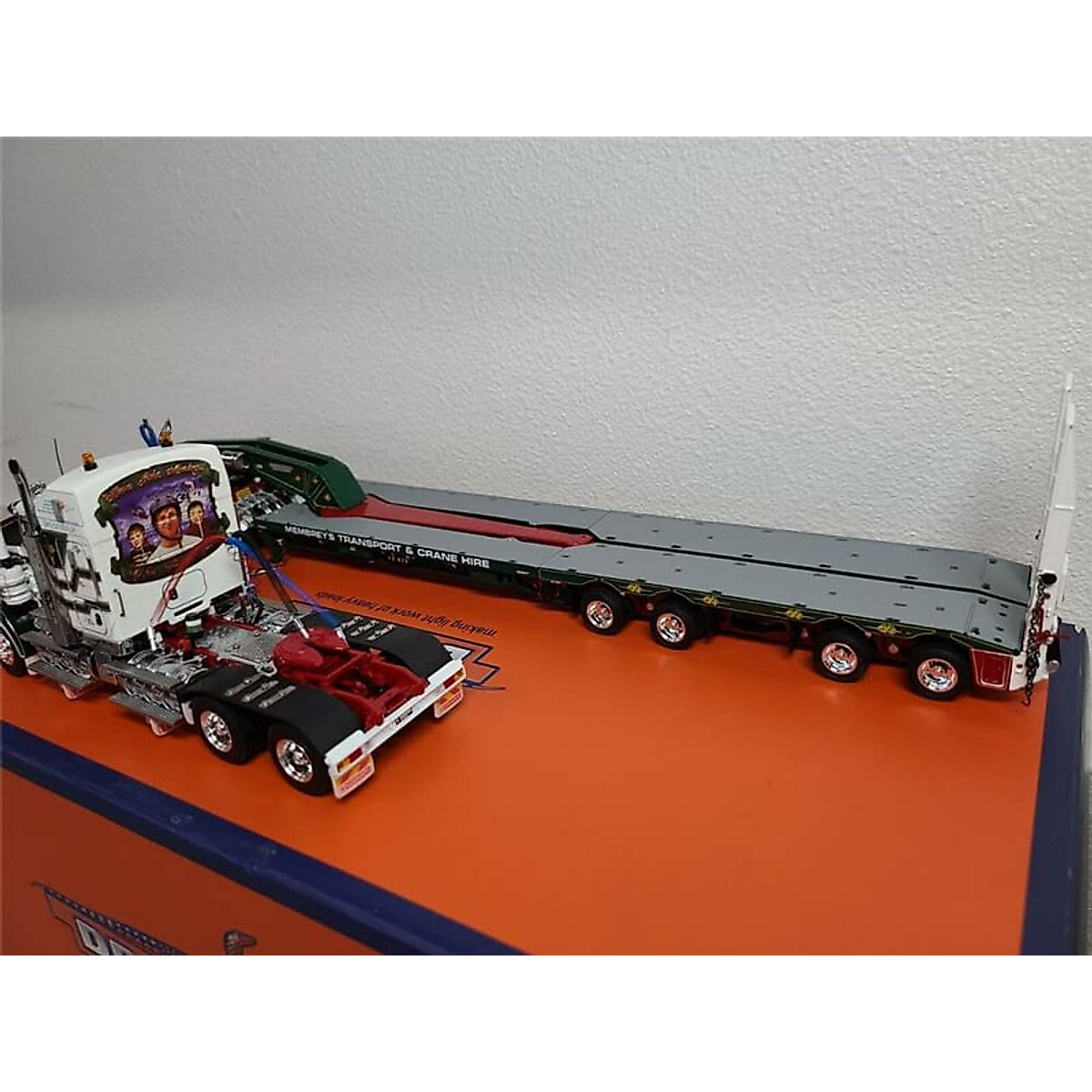 Drake for Kenworth T909 Prime Mover with 4x8 Swingwing Trailer - Membreys Limited Edition 1/50 DIECAST Truck Pre-Built Model