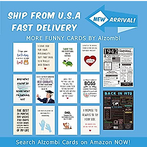 Alzombi 2nd Anniversary Card, Sweet Second Anniversary Card for Him or Her, The Best 2 Years of My Life